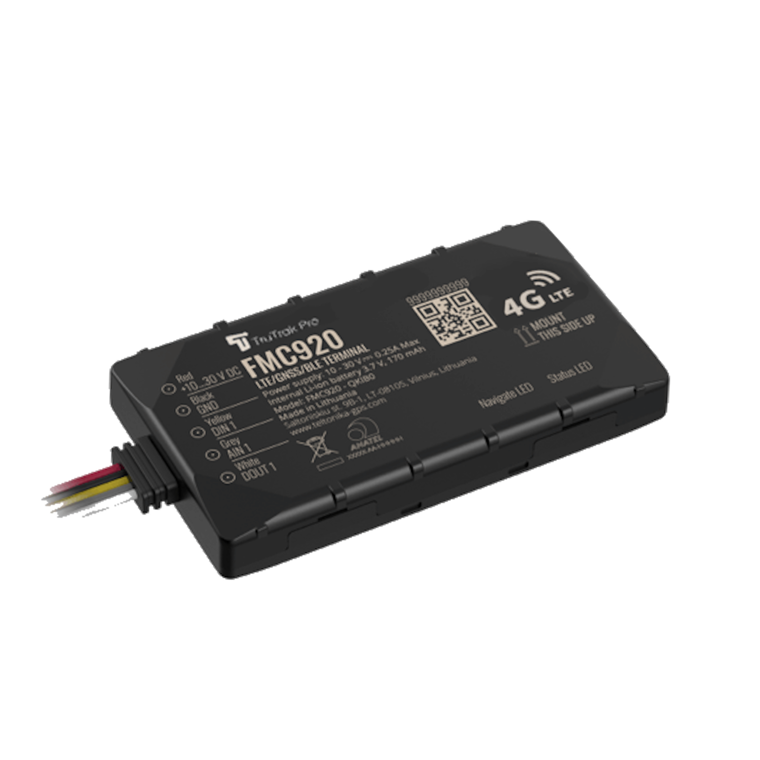 TruTrak Pro FMC920 4G GPS Tracker PAYG